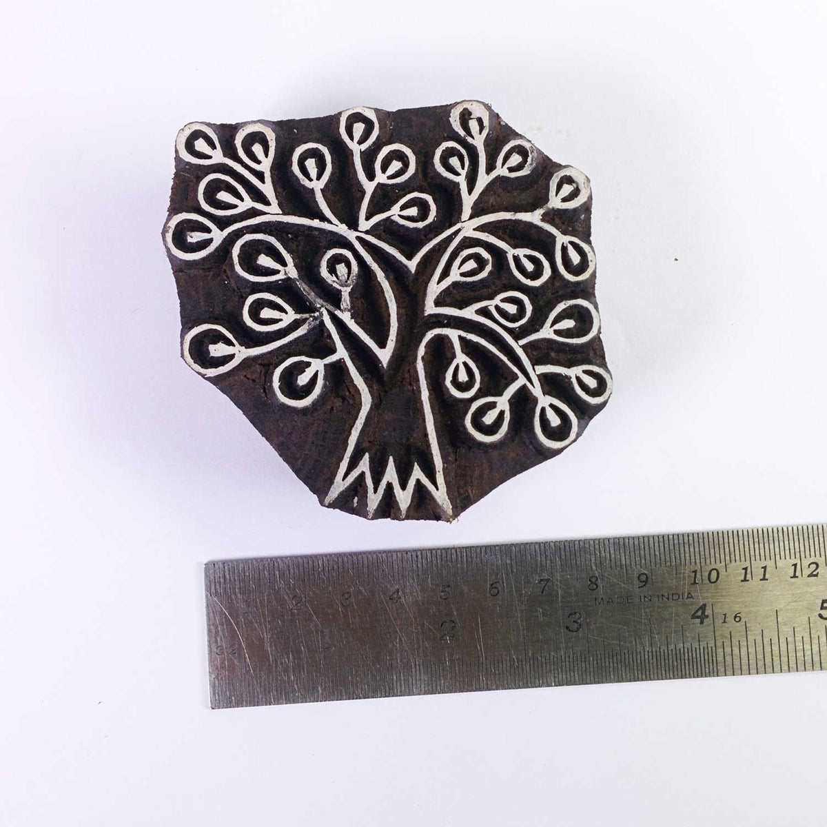 Small Tree Wooden Stamp For Printing – DesiCrafts