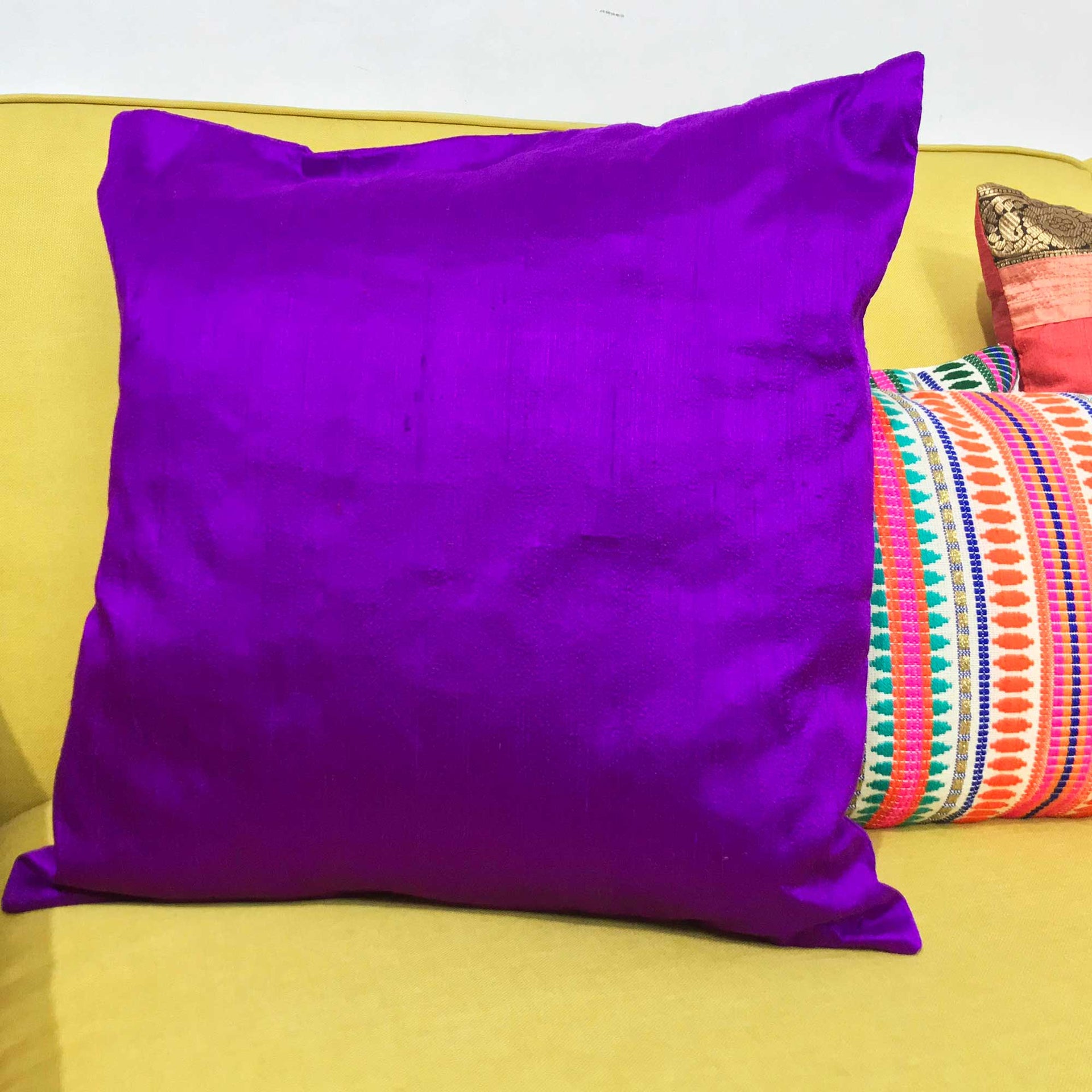 Buy Silk Cushion Covers Online – DesiCrafts